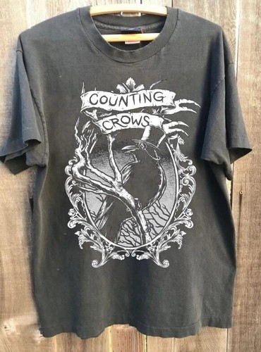Counting Crows Rock Band Short Sleeve Charcoal Classic Style Unisex ...