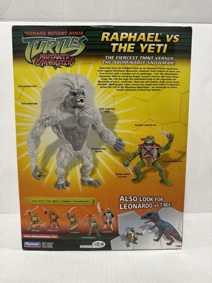 Teenage Mutant Ninja Turtles TMNT Mutants & Monsters Raphael vs The ...