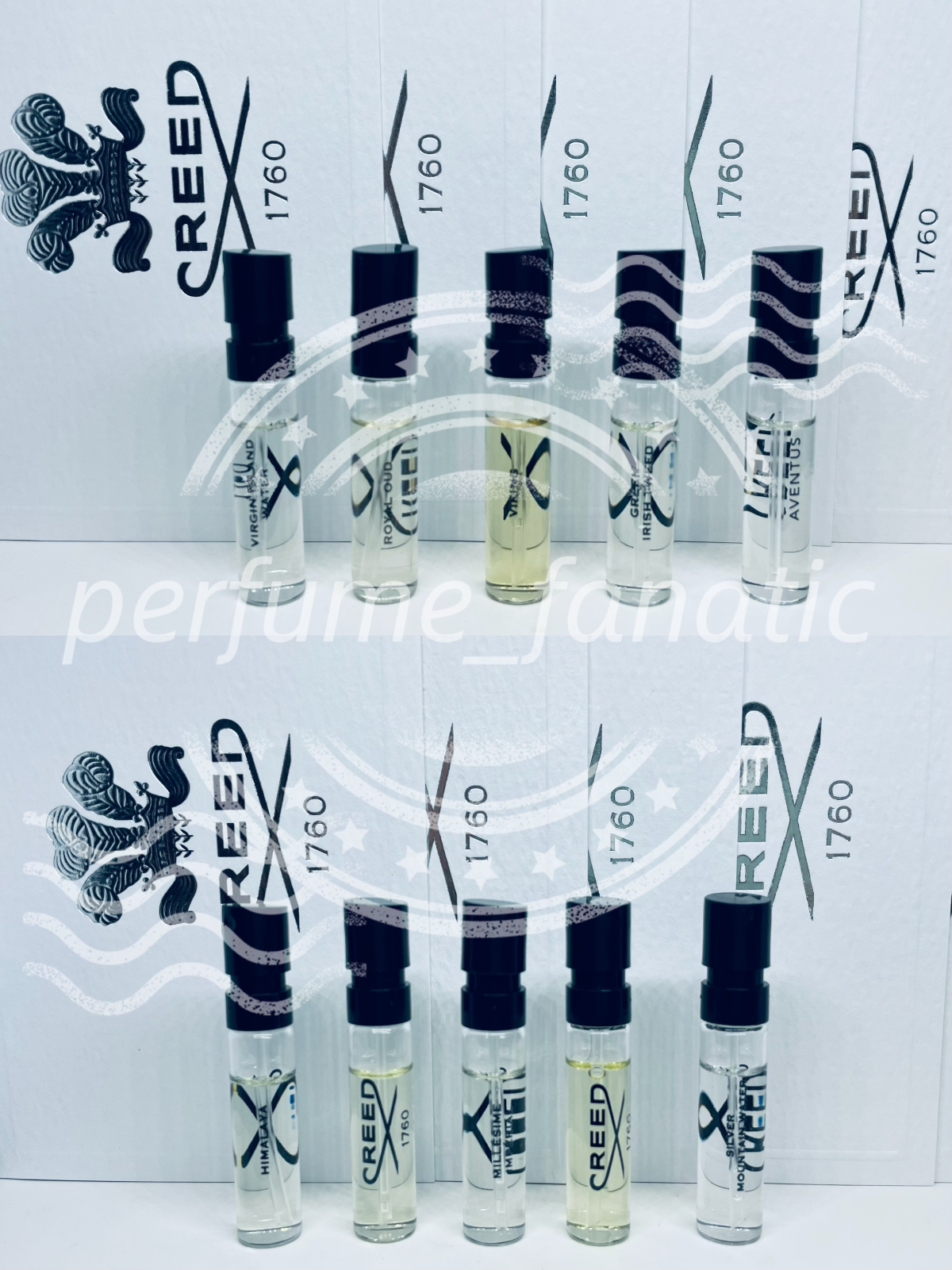 Creed Men Cologne Collection Sample Spray 10pc Set | eBay