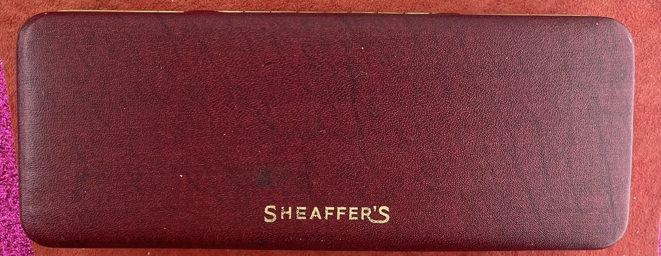 Sheaffer Crest Masterpiece Solid 14K Gold Fountain Pen Set ~ Unused ...