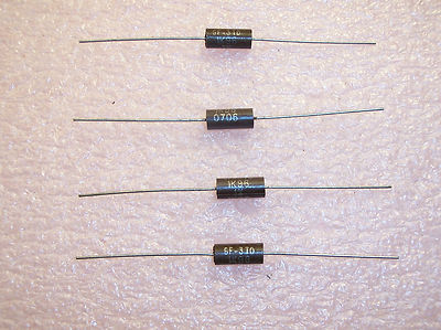 QTY (50) 1.96K Ohm 3W 1% MOLDED FLAME PROOF METAL GLAZE RESISTORS ...