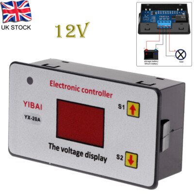 12V Battery Low Voltage Disconnect Module Cut off On Protection ...