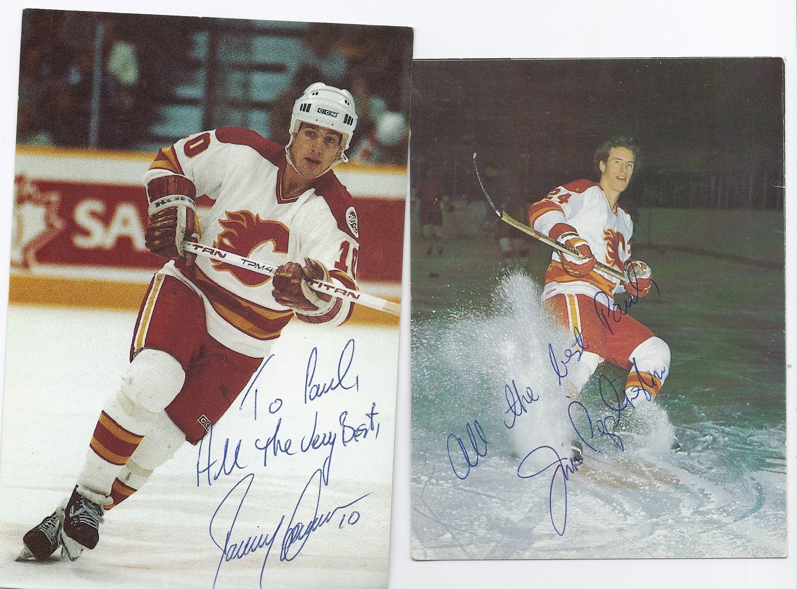 Steve Bozek Signed / Autographed Hockey Postcard Calgary Flames | eBay
