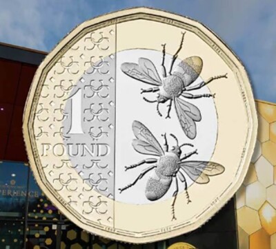 New!! 2024 £1 One Pound Coin Bees King Charles Brilliant Uncirculated ...