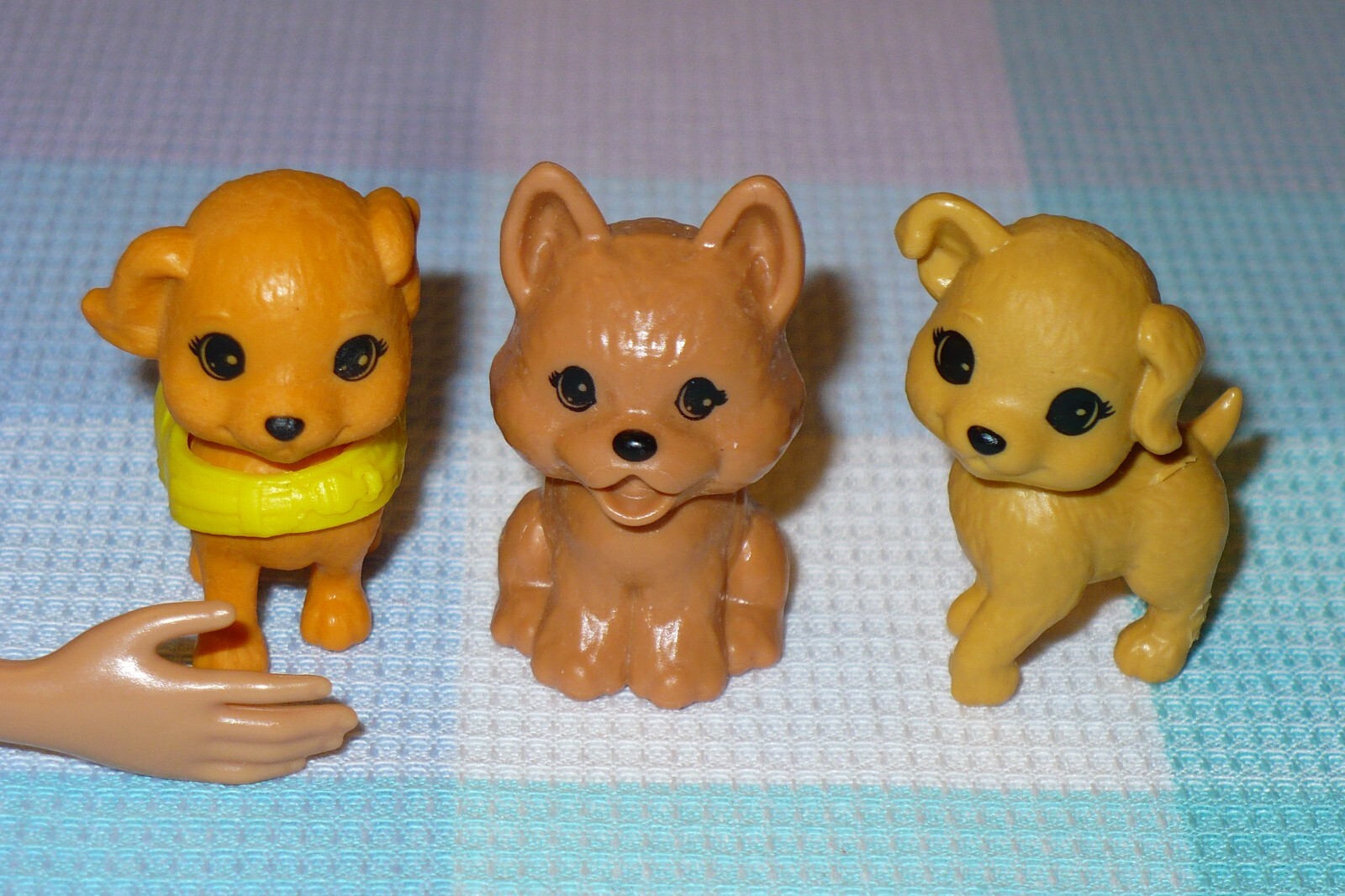 Mattel Barbie Doll Pet ~ 3pc PUPPIES ~ BROWN PUPPY DOG LOT of Pets | eBay