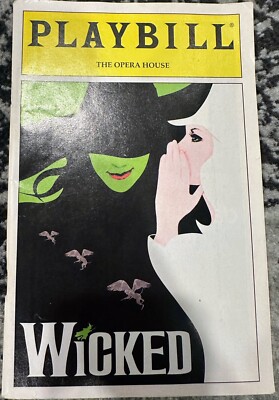 Wicked 1st National Tour Playbill Kendra Kassebaum, Julia Murney, Alma ...