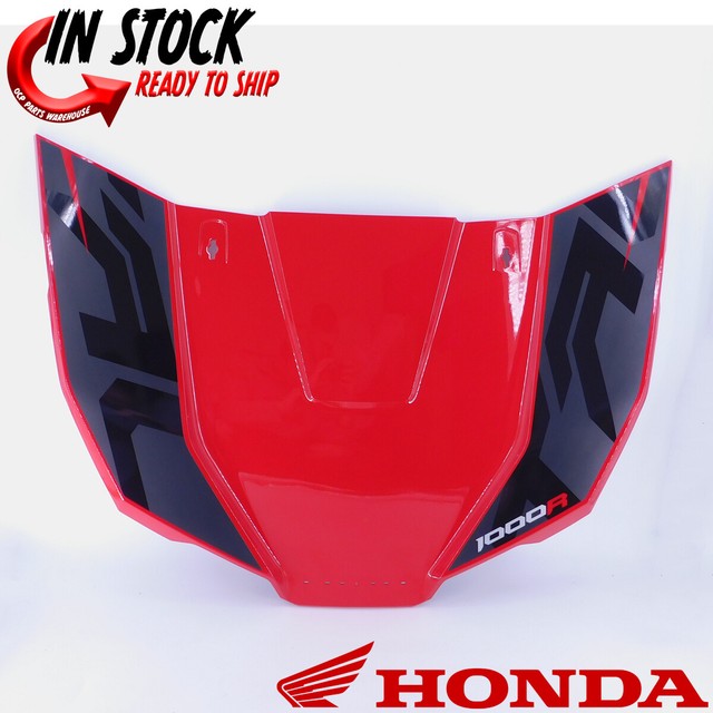 HONDA FRONT HOOD SET 2019-2020 TALON RED OEM GENUINE 61305-HL6-A10ZD ...