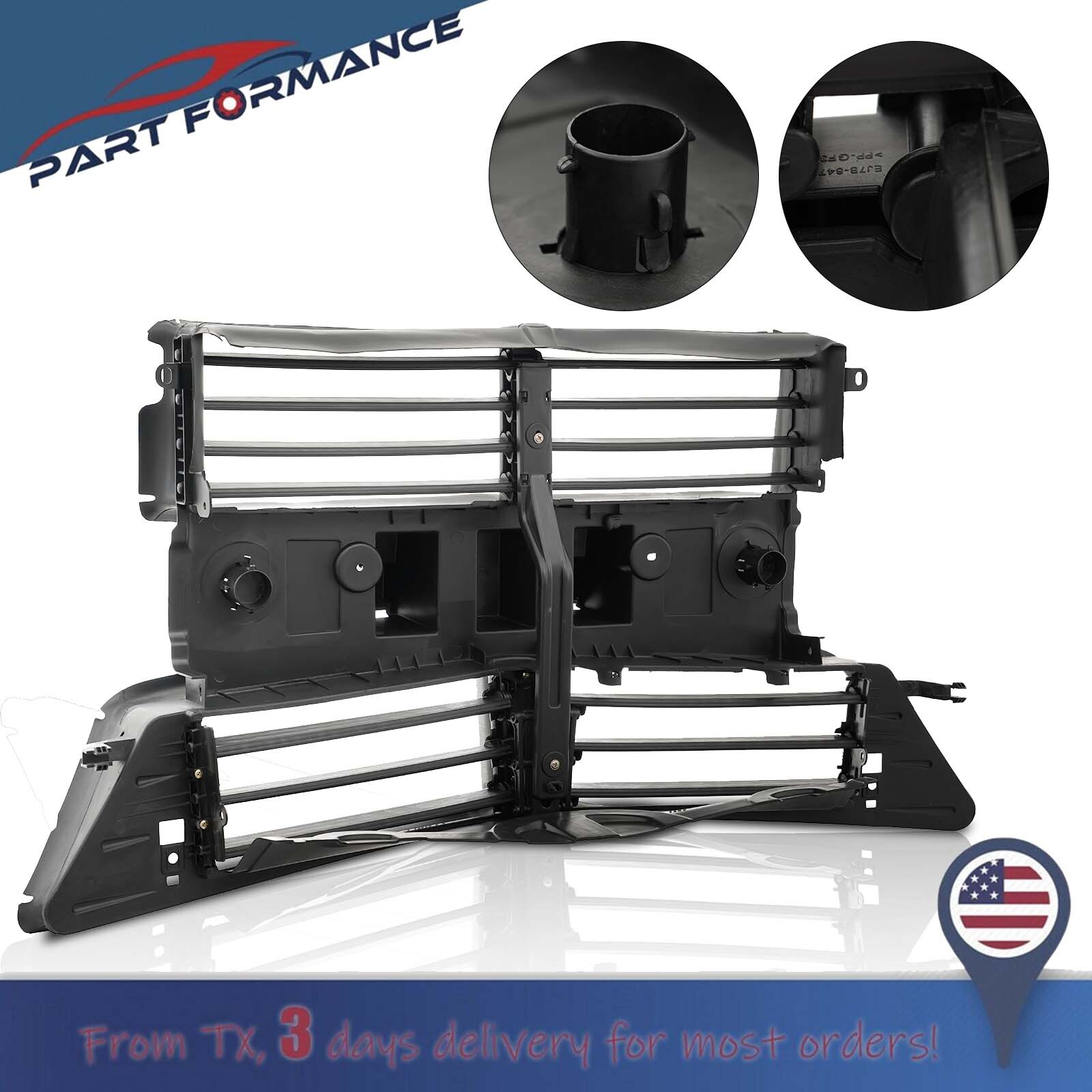 For 2015-2018 Lincoln MKC New Front Radiator Shutter Assembly EJ7Z-8475 ...