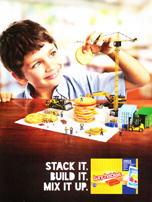 LUNCHABLES MAGAZINE promo ad #05 ORIGINAL PAGE 2021 | eBay
