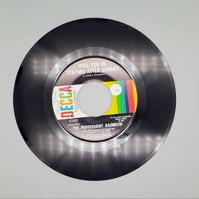 The Peppermint Rainbow Will You Be Staying After Sunday Single Record ...