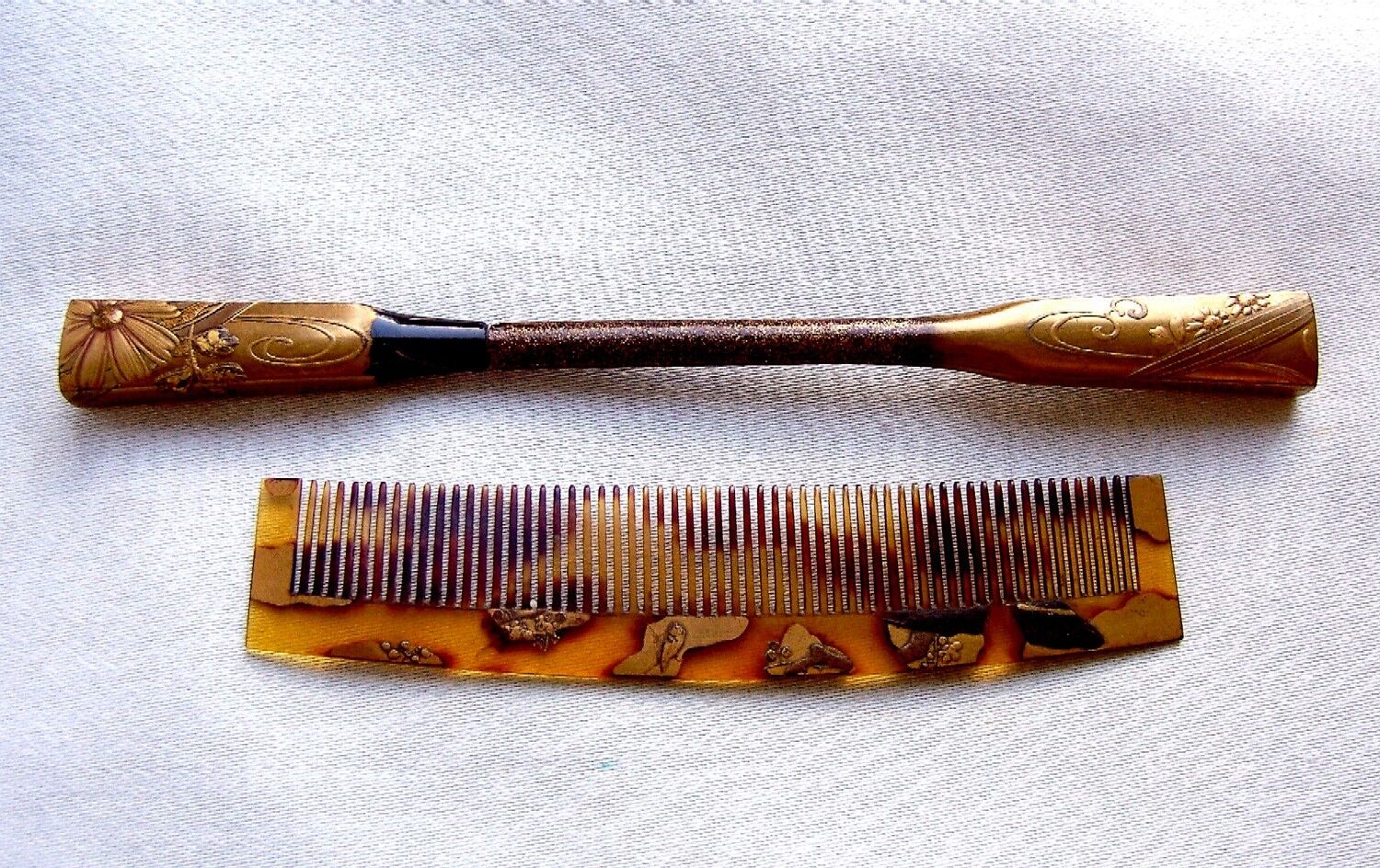Vintage Japanese kanzashi comb hairpin geisha set hair accessory (AAJ ...