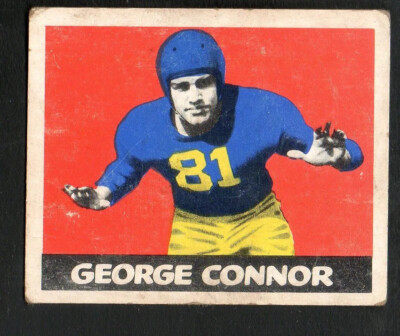 1948 Leaf Football Card #37 George Connor-Chicago Bears G-Vg Card | eBay
