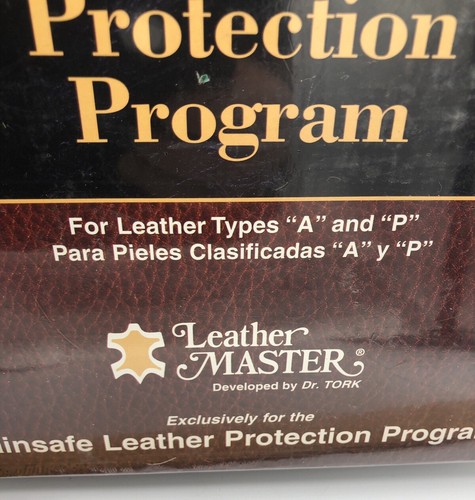 Stainsafe Leather Master Care & Protection Program Dr. Tork Types A & P ...