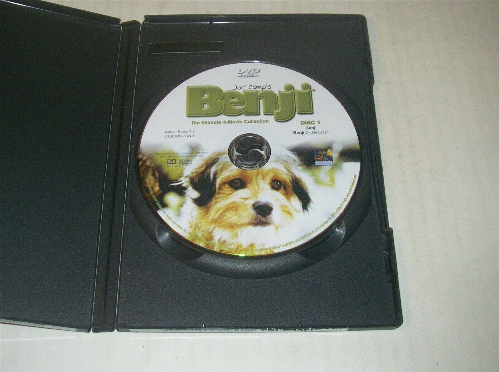 BENJI COLLECTION DISC 1 BENJI AND BENJI OFF THE LEASH DVD MOVIE A800 | eBay