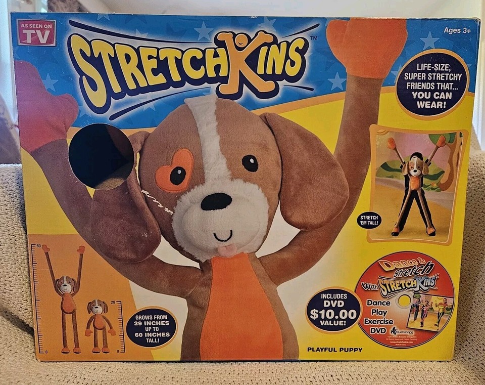 Stretchkins Playful Puppy 5301B Multicolor Super Soft Stretch As SEEN ...