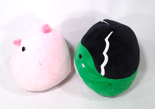8" Squishmallow Lot x 2 Myrtle Bride Frankenstein & Easter Chick Plush ...