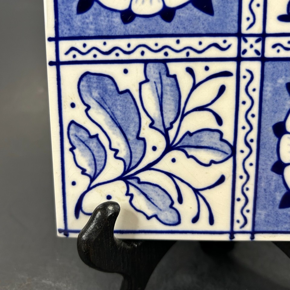 William Morris Design Decorative Tile Trivet Ironbridge Gorge Museum ...