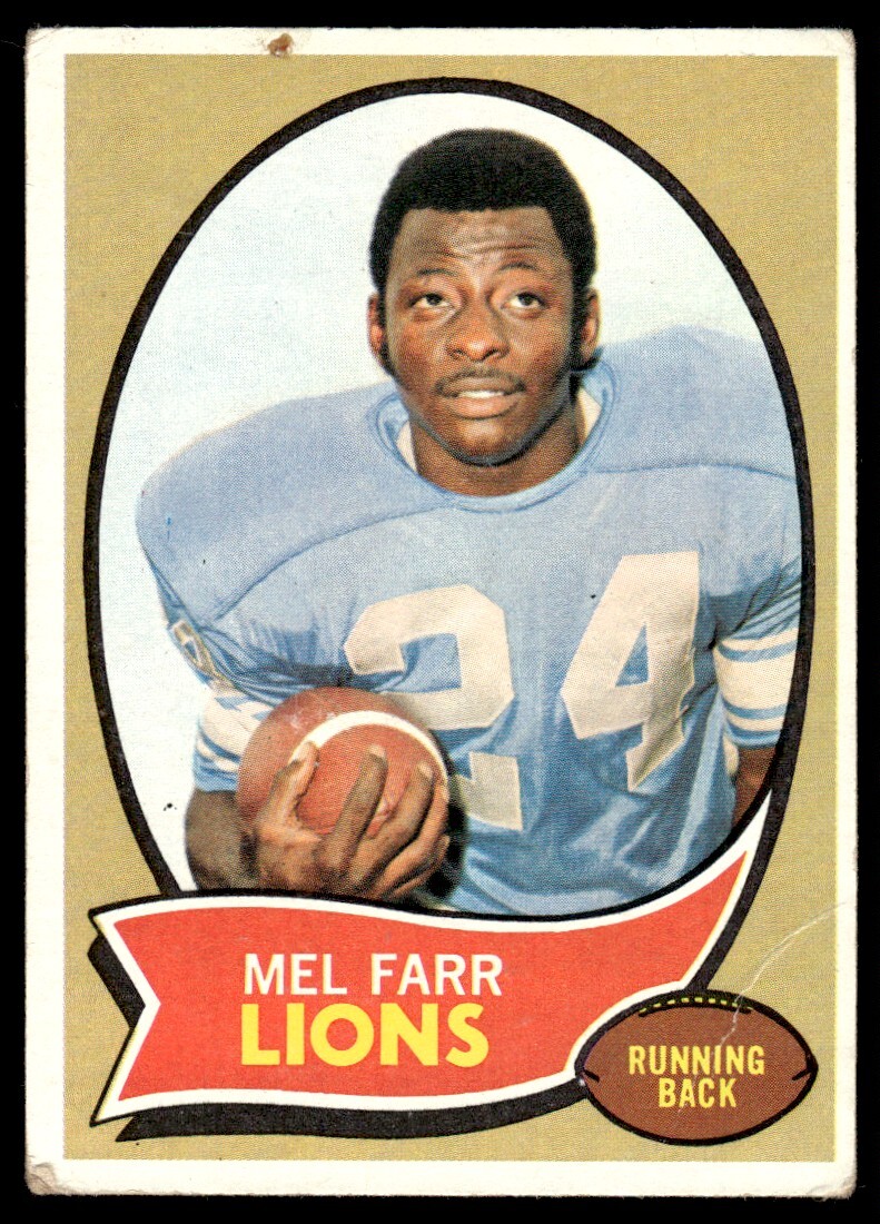 1970 Topps Mel Farr RC Detroit Lions #52 | eBay