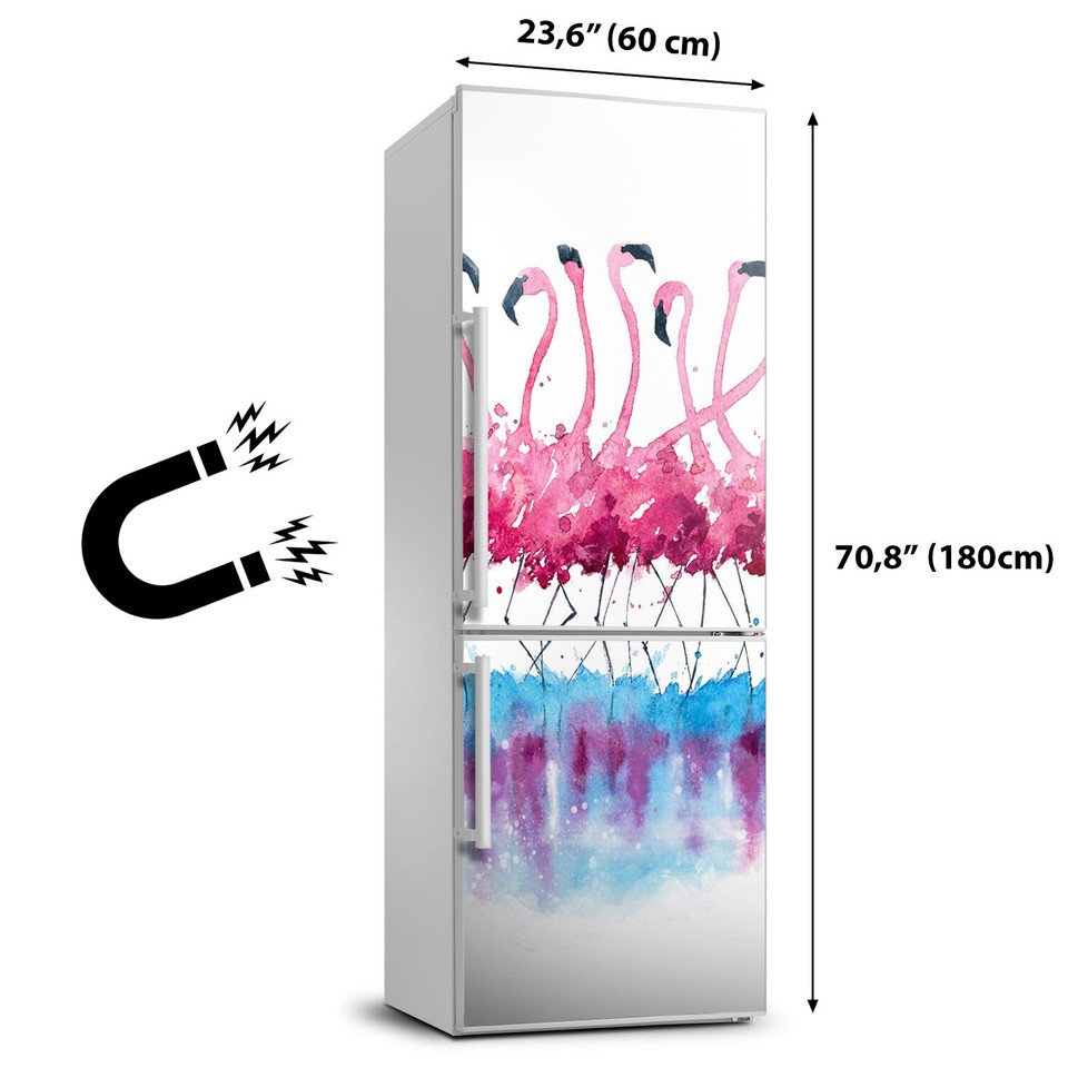 3D Wall Fridge Sticker Magnet Decor Refrigerator Wall Mural Modern ...