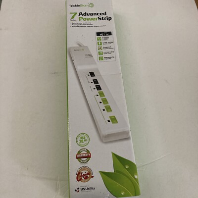 TrickleStar 7 Outlet Tier 1 Advanced Smart Power Strip/Surge Protector ...