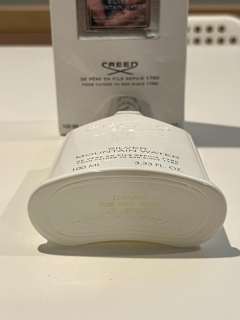 1 PC OF CREED SILVER MOUNTAIN WATER 3.3 FL/OZ EDP NEW IN BOX UNSEALED ...