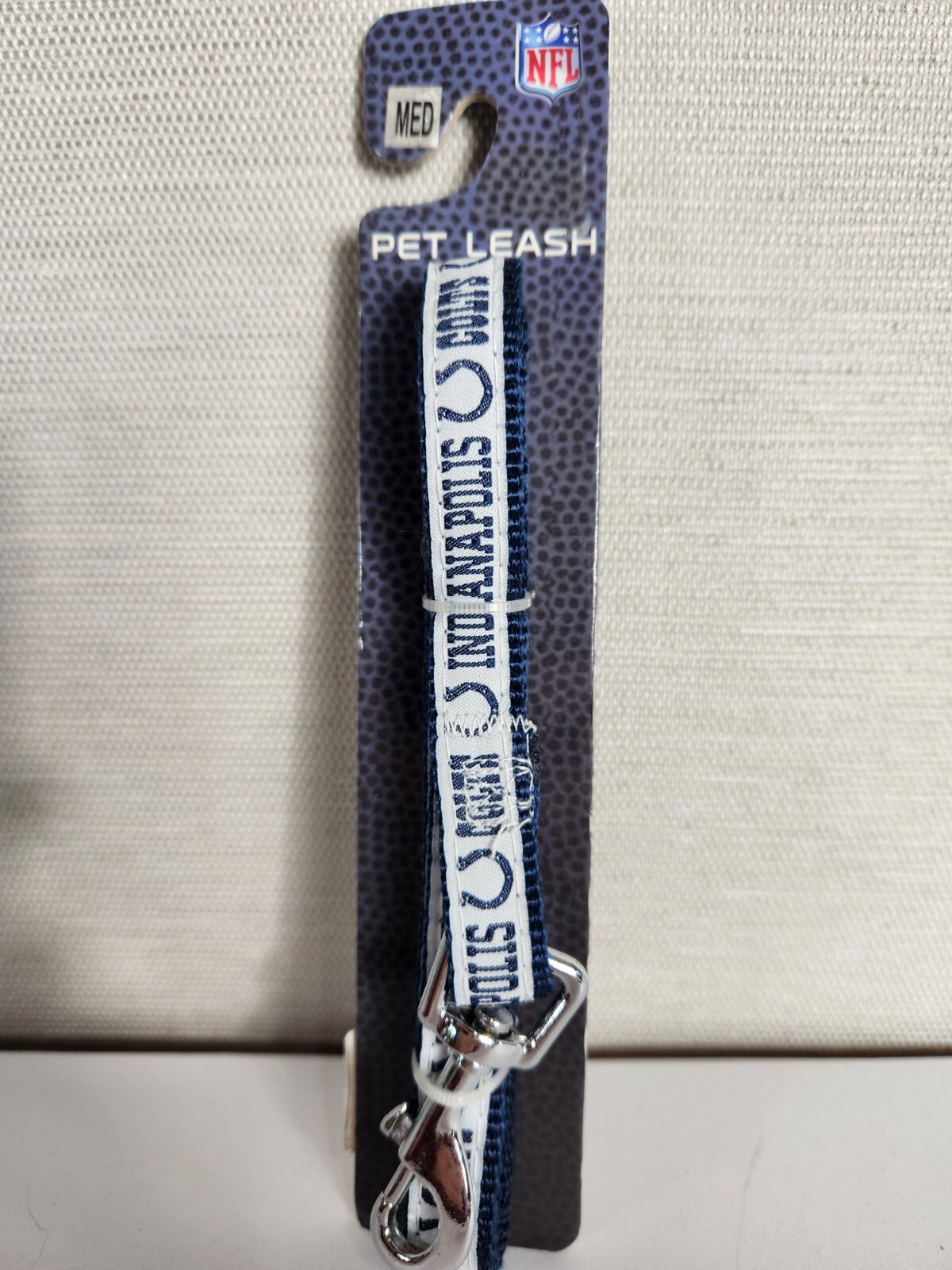 NFL Indianapolis Colts Football Licensed Dog Leash Lead- Medium 4’ X 5/ ...