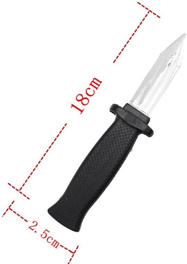 RETRACTABLE KNIFE FAKE PLASTIC DAGGER COSTUME PROP DRESS UP FANCY DRESS ...