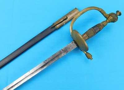 Antique German Germany WW1 Engraved Court Sword w/ Scabbard | eBay