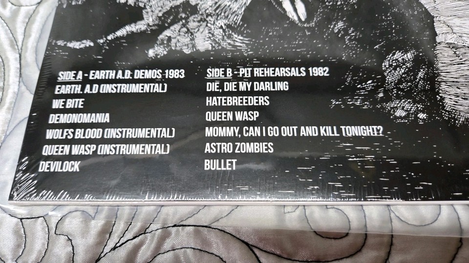 MISFITS Earth A.D. Demos sealed colored vinyl LP ad walk among us ...