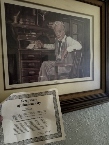 Doc Milburn Stone Lithograph Framed Print by Gary Hawk Limited Edition ...