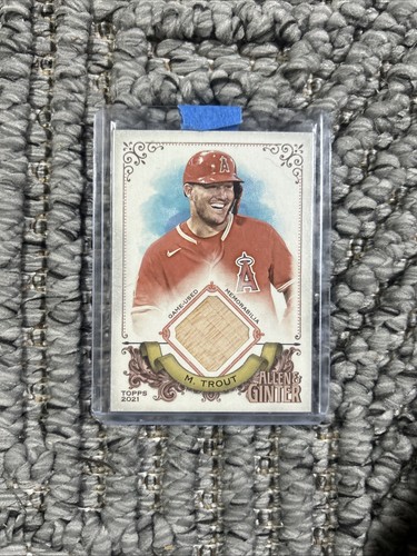 2021 Topps Allen & Ginter's - Full Size Relics a Mike Trout #AGA-MT ...