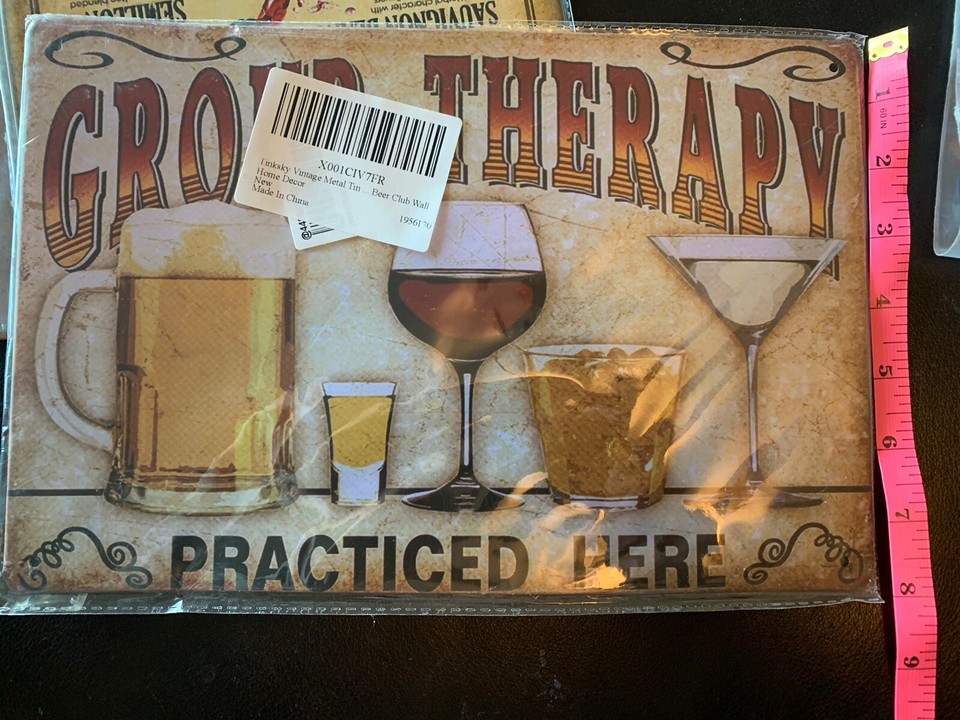 “Group Therapy” Beer Sign Decor | eBay