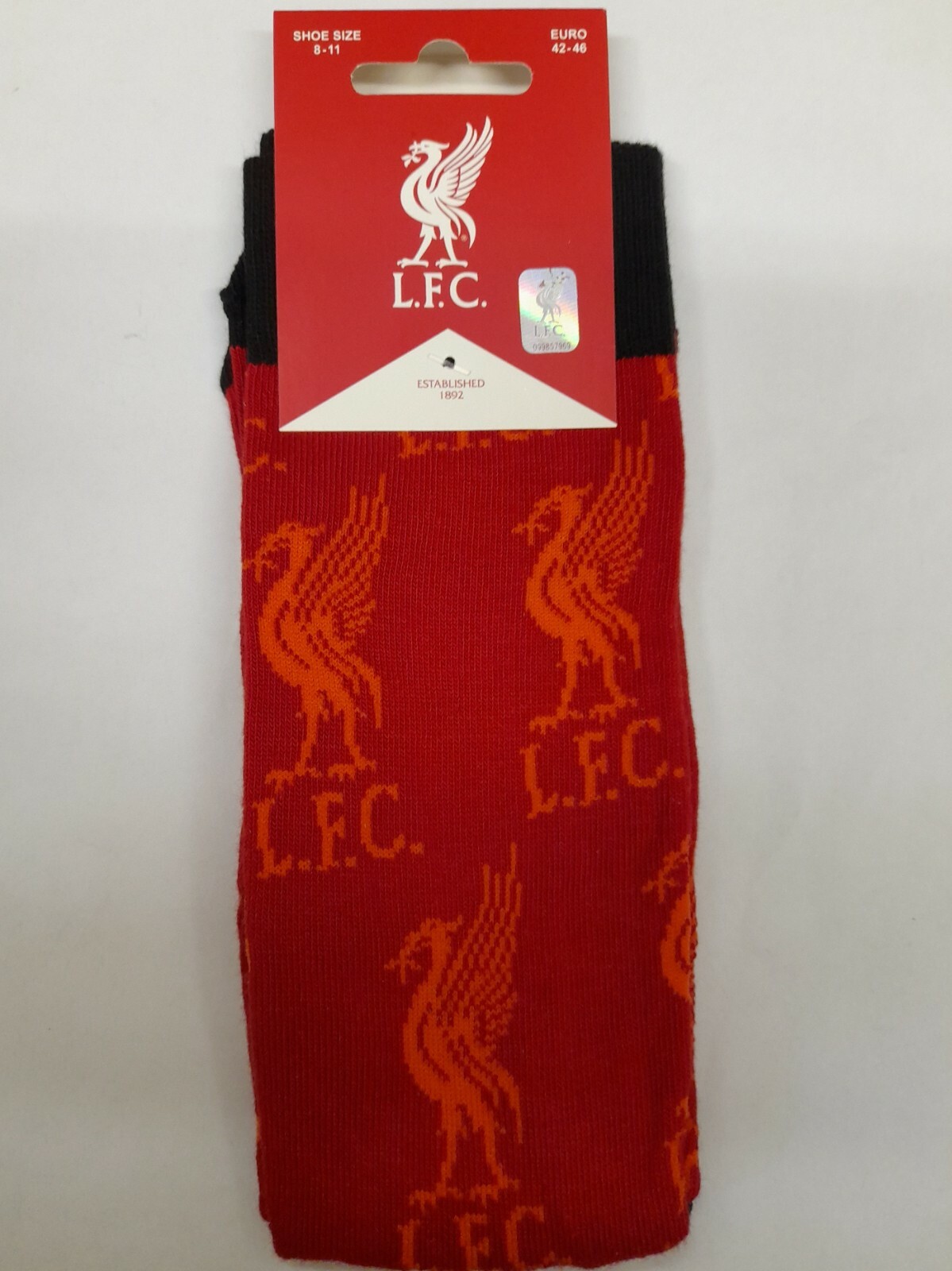 LIVERPOOL SOCKS LFC OFFICIAL MERCHANDISE LFC FOOTBALL SOCKS IN BLACK or ...