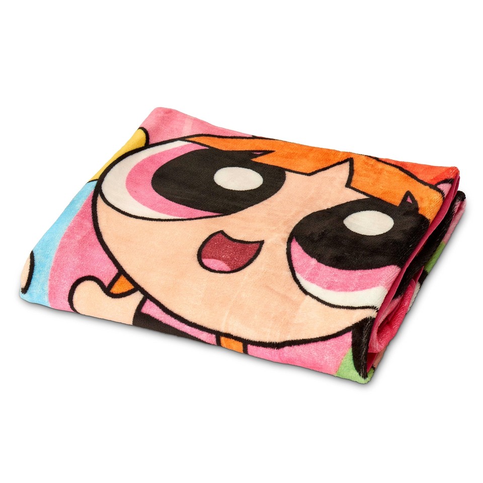 Northwest Cartoon Network Micro Raschel Throw Blanket Powerpuff Girls ...
