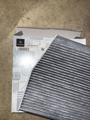 Mercedes OEM cabin filter assy 246 830 00 18 Set of 2 | eBay