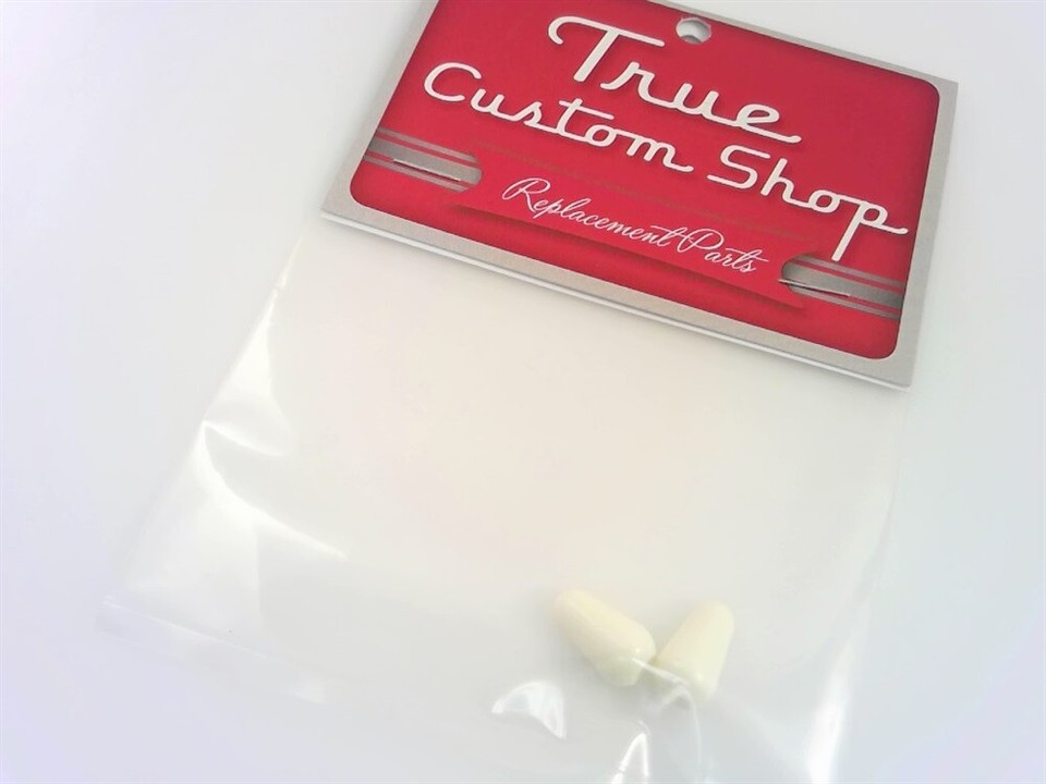 True Custom Shop® 2 Parchment Switch Tips Fender Stratocaster Strat for ...