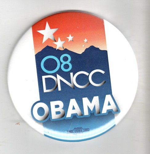 POLITICAL PIN (2008) "OBAMA DNCC '08 (USWA) OF | eBay