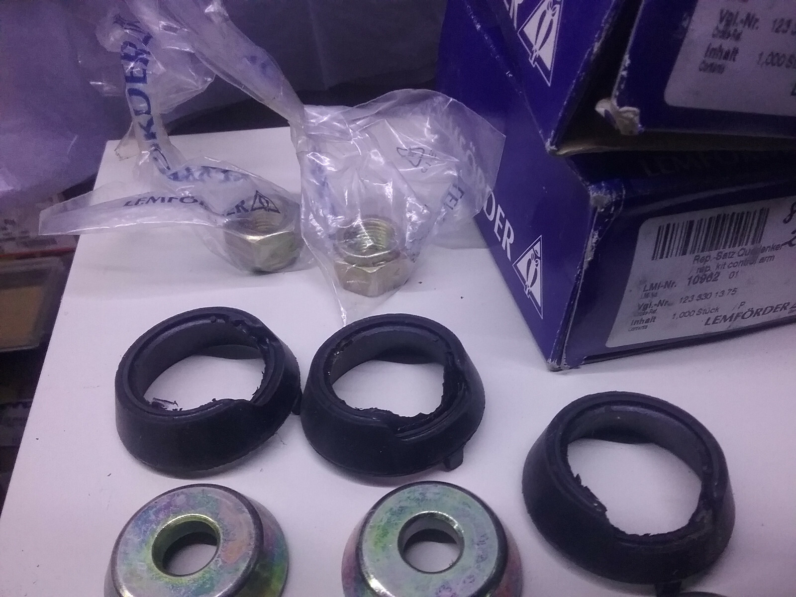 Vintage Genuine Mercedes LEMFORDER Suspension Repair for 1983 230E ...