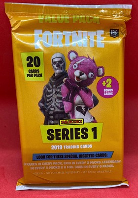 Fortnite Trading Cards 20 Card Pack With 2 Bonus Cards Series 1 NEW ...