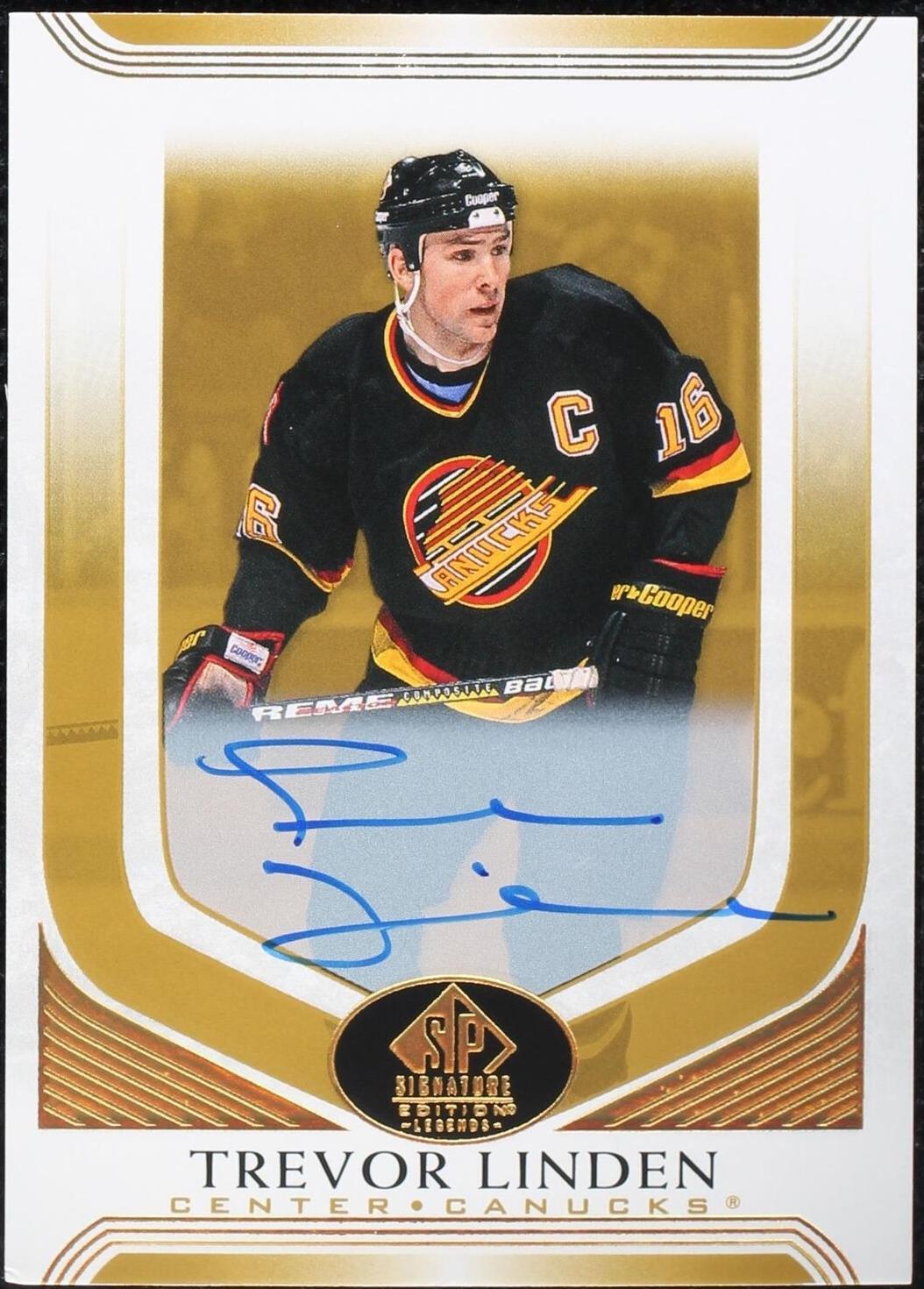 2020-21 Upper Deck SP Signature Edition Legends - Trevor Linden #36 ...