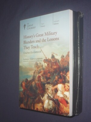 Great Courses CDs : HISTORY'S GREAT MILITARY BLUNDERS sealed | eBay