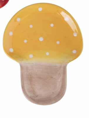 Transpac - Everyday - Yellow Mushroom Spoon Rest - A6976 | eBay