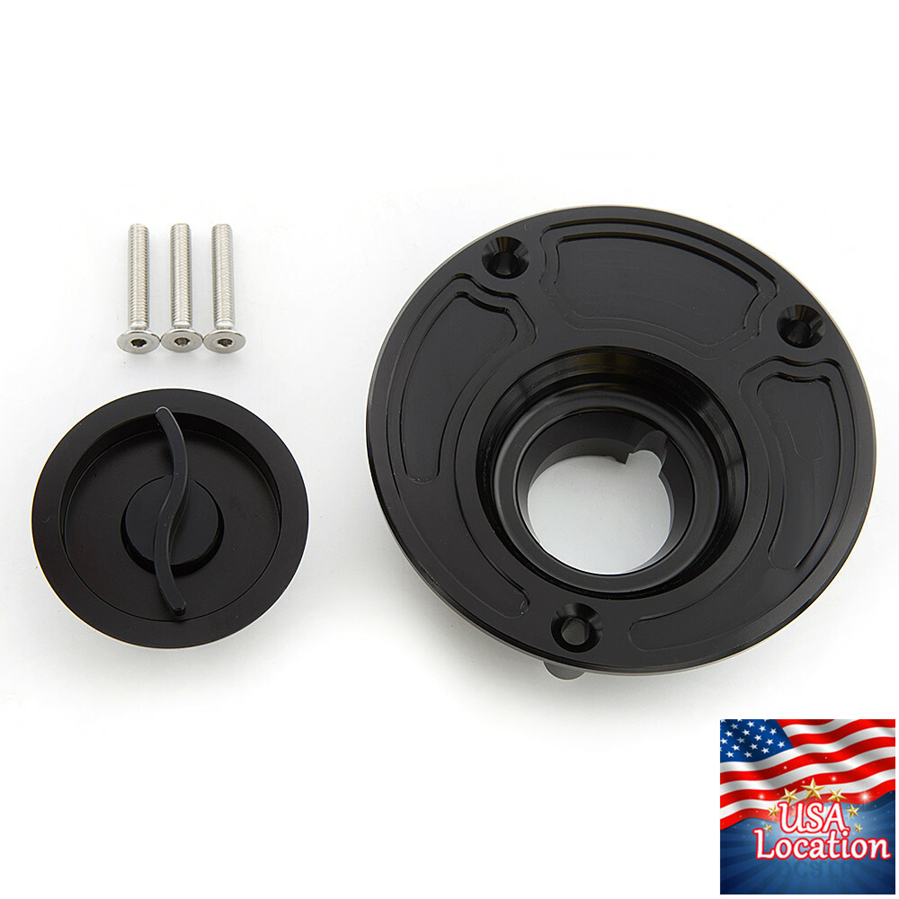For Ninja ZX6R ZX636 2003-2006 ZX10R 2004-2005 CNC Gas Cap Tank Fuel ...