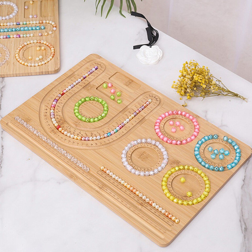 Beading Boards Design Trays Wood DIY Necklace Bracelet Beads Jewelry ...