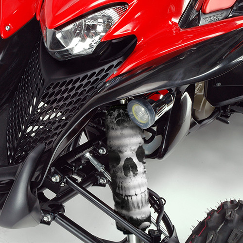 Dark Skull Shock covers Honda ATV TRX 700 TRX700 XX (For 4 shocks ...