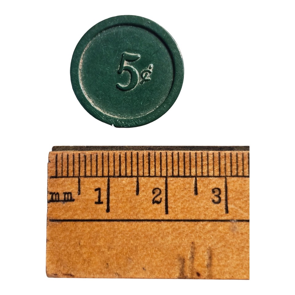 Vintage Green South Carolina State Prison 5 Cent Token | eBay