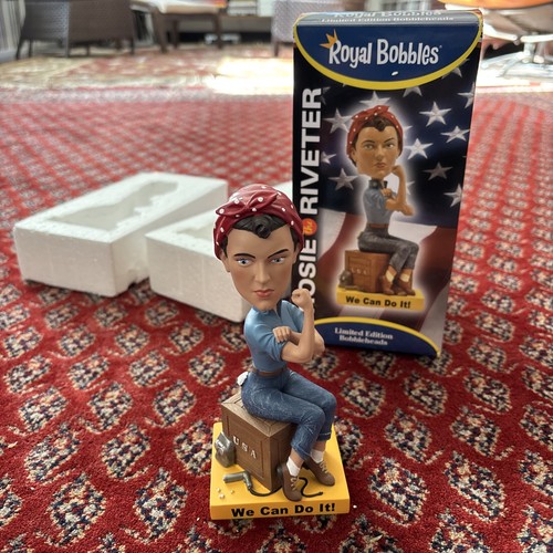 Rosie the Riveter Royal Bobbles Limited Edition Bobblehead w/ Box Used ...