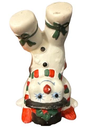 Snowman doing a handstand ornament | eBay