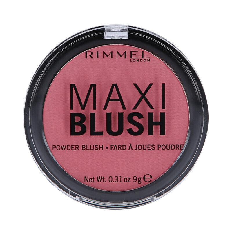 Rimmel Maxi Blush Face Blusher Compact Pressed Powder 9g - Select Your ...
