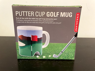 Kikkerland Putter Cup Golf Mug New In Box Unique Collectible | eBay